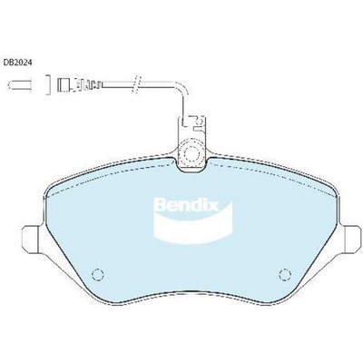 Bendix EURO Brake Pad Set Front DB2024 EURO+ | eBay