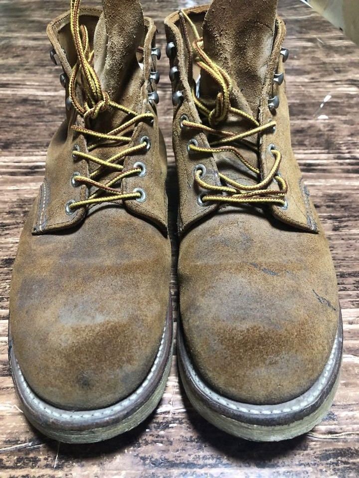 Red Wing 8181 Lace-up Hook Work Boots Men's Size US10 D Brown Suede ...