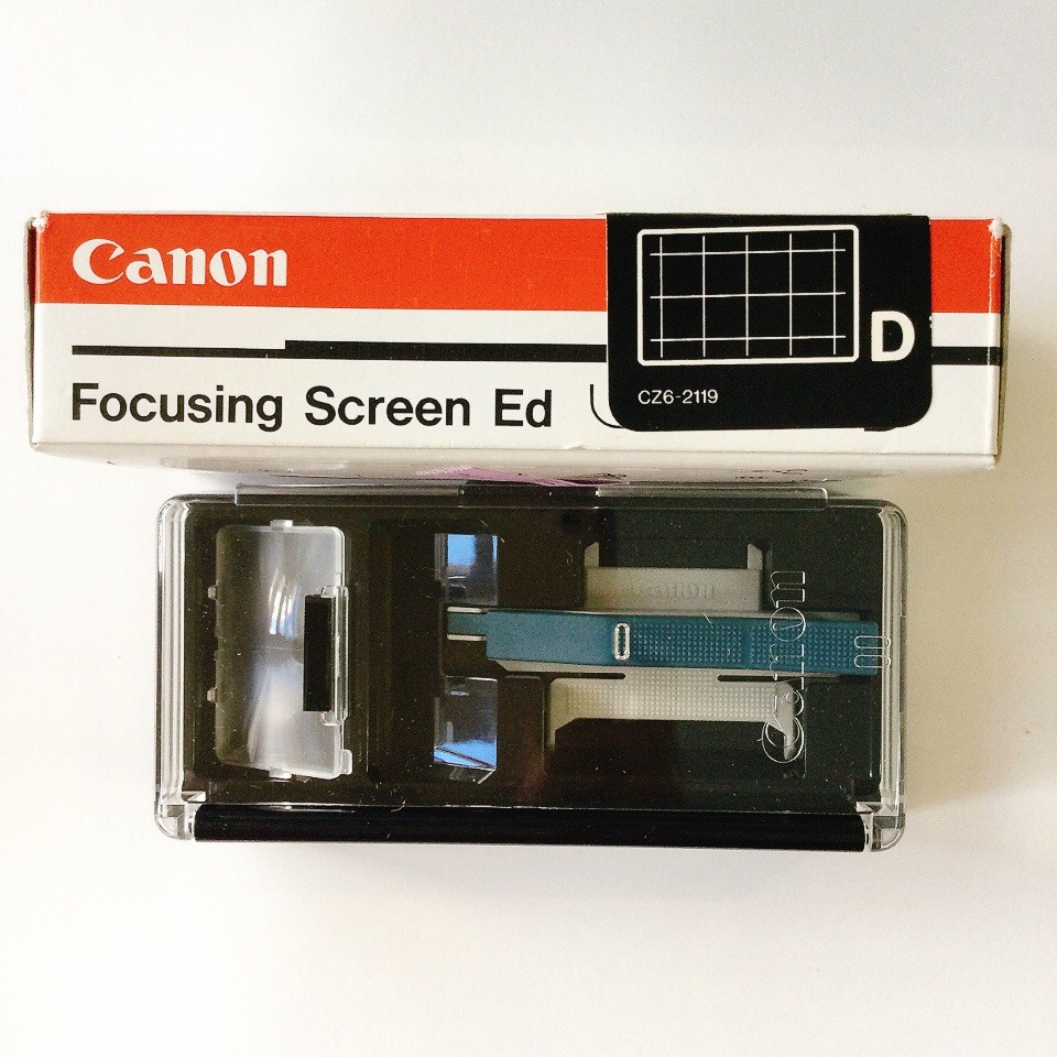 Canon Focusing Screen Ed grid matte Type D for EOS 5/ EOS A2 / A2e ...