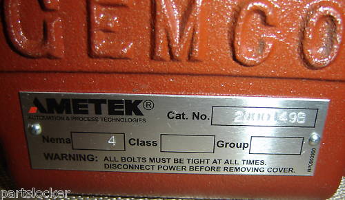 AMETEK 2000-149B ROTARY LIMIT SWITCH 2000149B GEMCO NEW | eBay