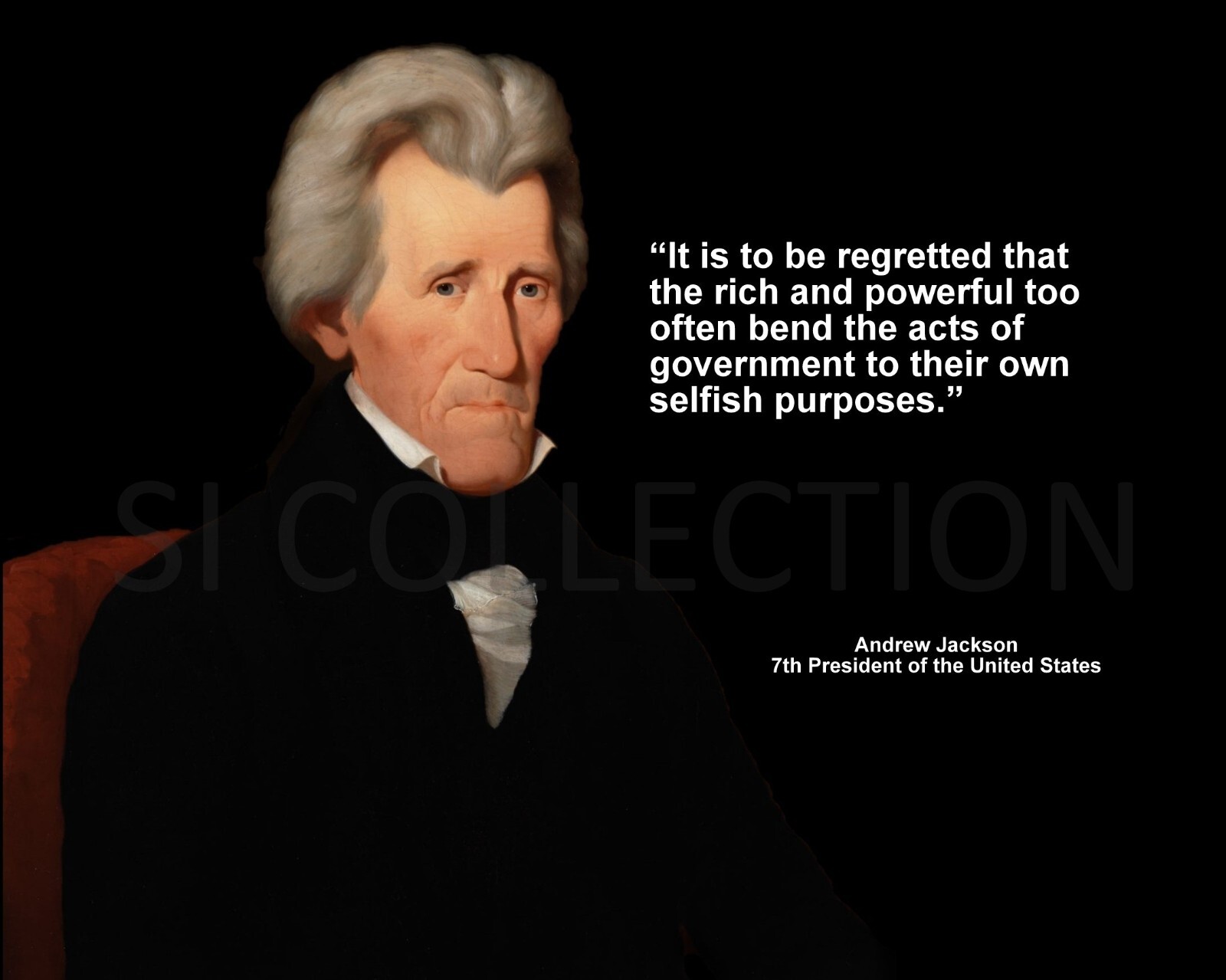 ANDREW JACKSON "IT IS TO BE REGRETTED THAT THE..." QUOTE PHOTO VARIOUS ...