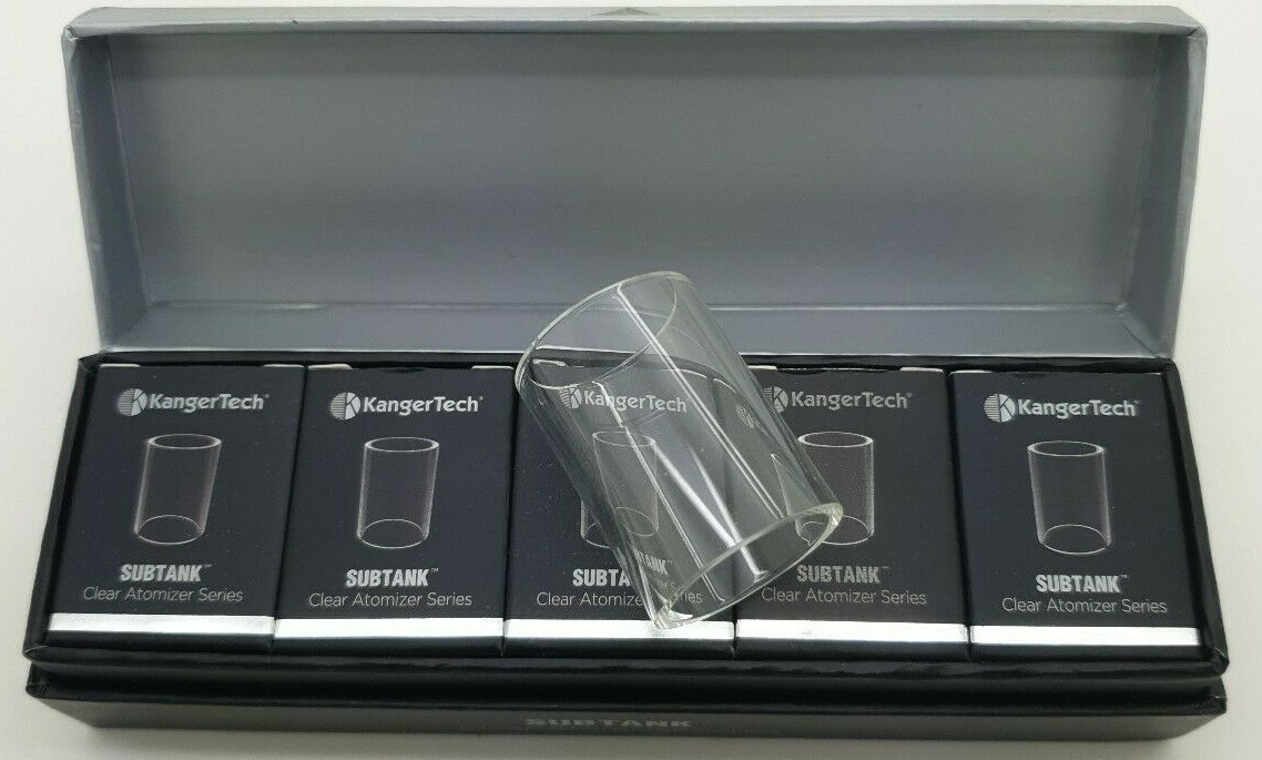 Kanger Tech Subtank und Subtamk NANO Ersatzglas Tankglas Pyrex Glas ...