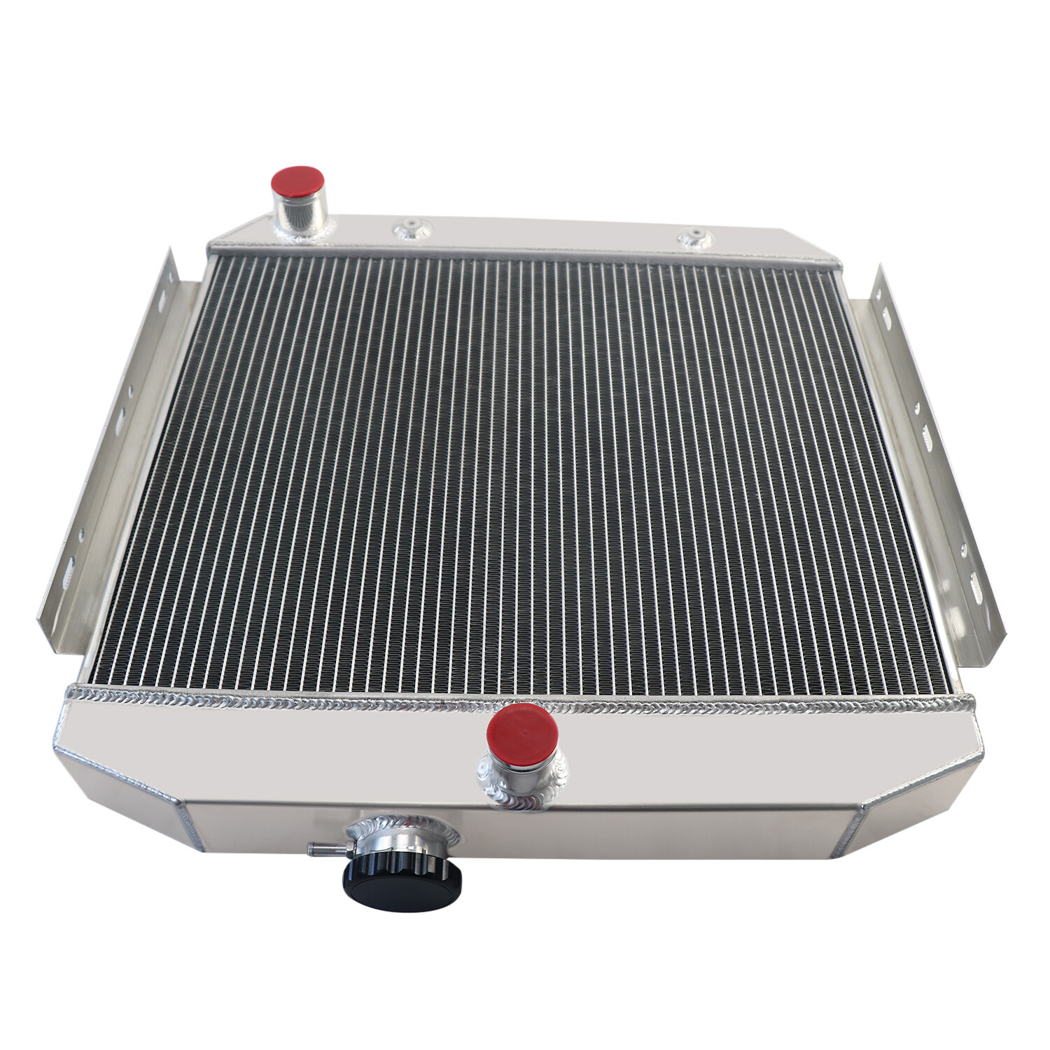 4 Row 62mm Aluminum Radiator Fit 1955-1957 1956 Chevy Bel Air 150 210 ...