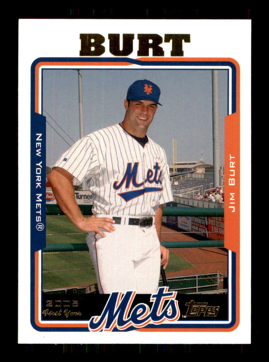 2005 Baseball Topps U&H Jim Burt New York Mets #UH223 FY RC | eBay