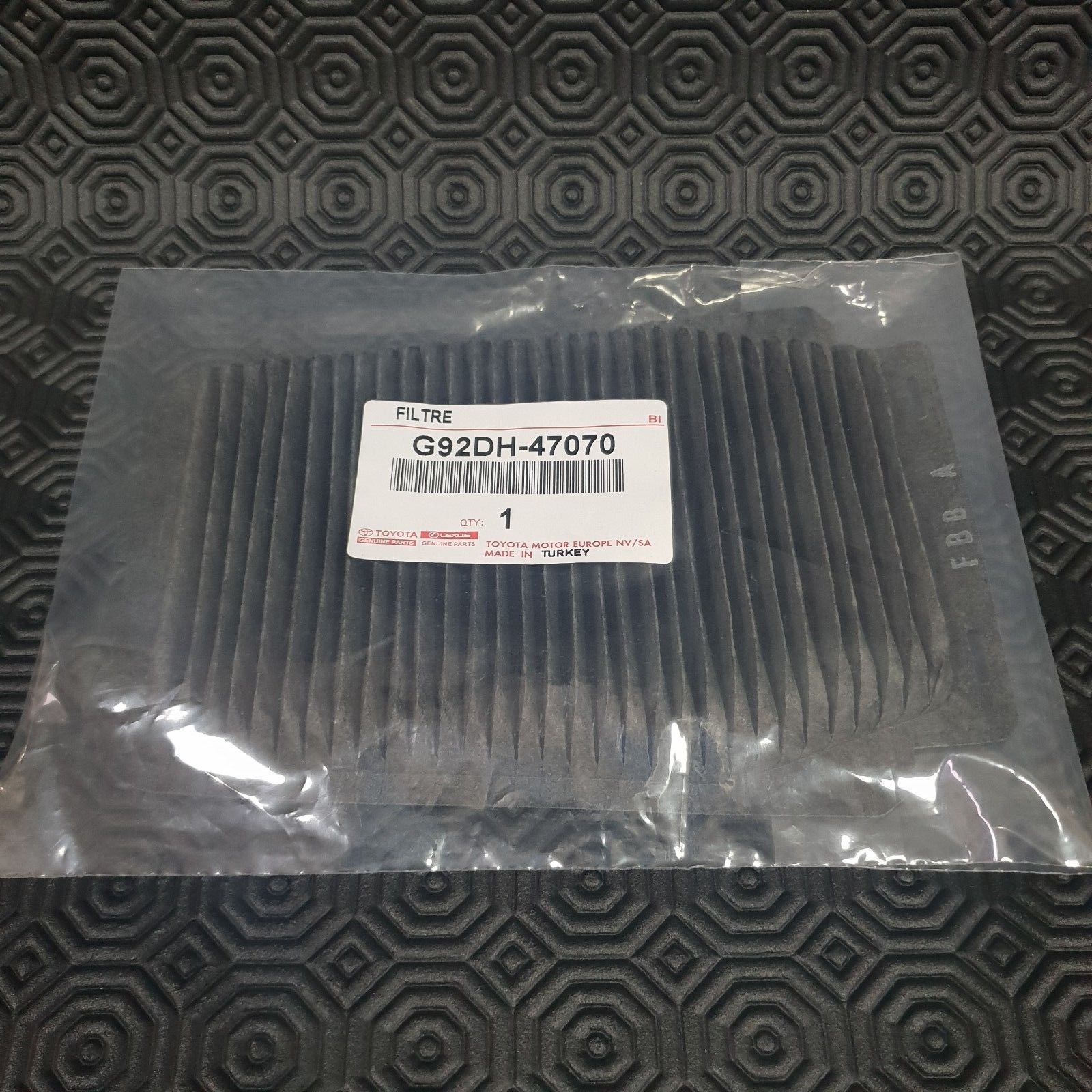 TOYOTA CHR 2016 ONWARD HYBRID FILTER G92DH-47070 CHECK HYBRID SYSTEM ...