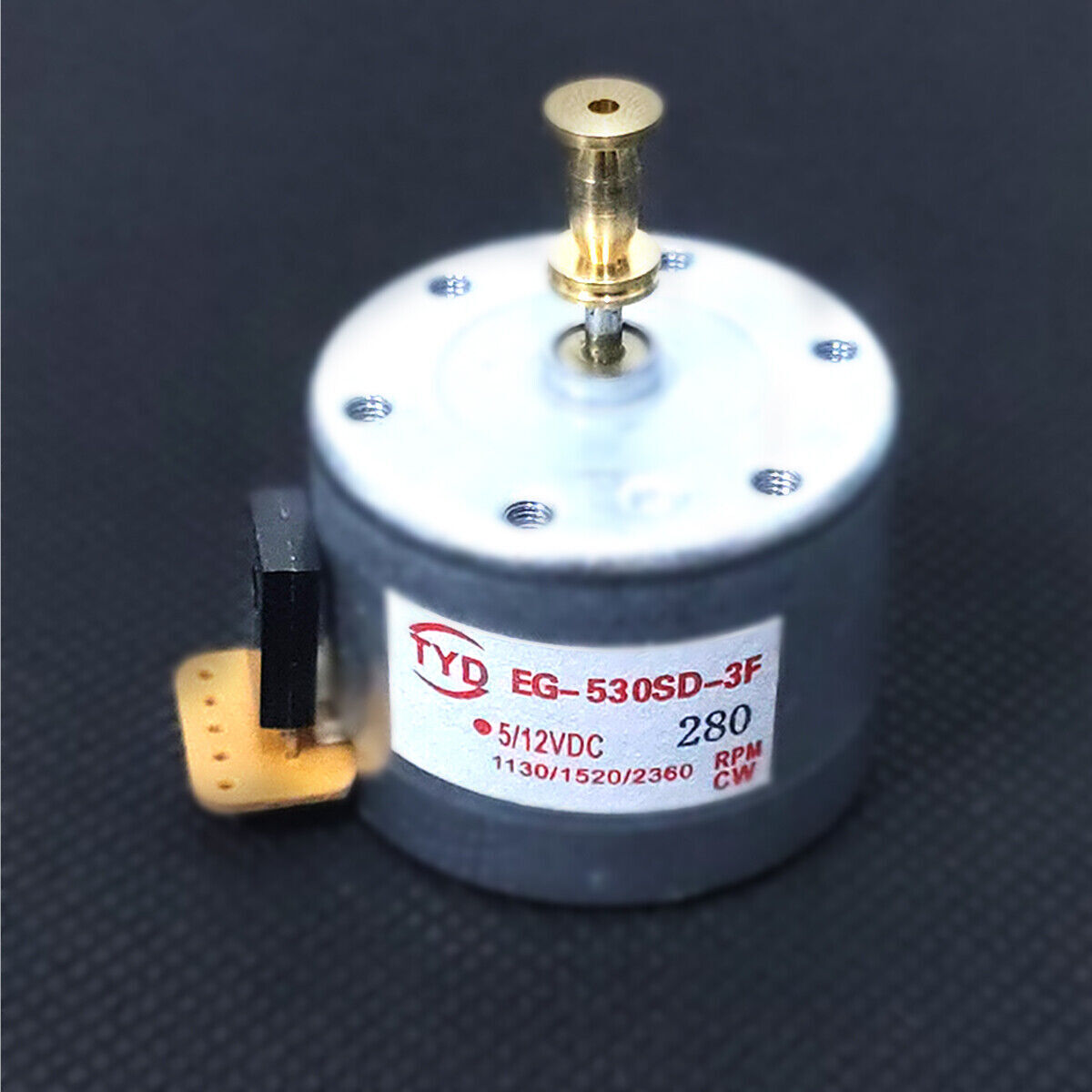DC5-12V Mounting Holes Turntables Motor 33/45,78RPM For 3-speed ...