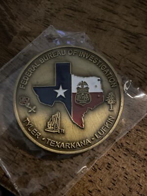 fbi texas challenge coin tyler texarkana lufkin | eBay