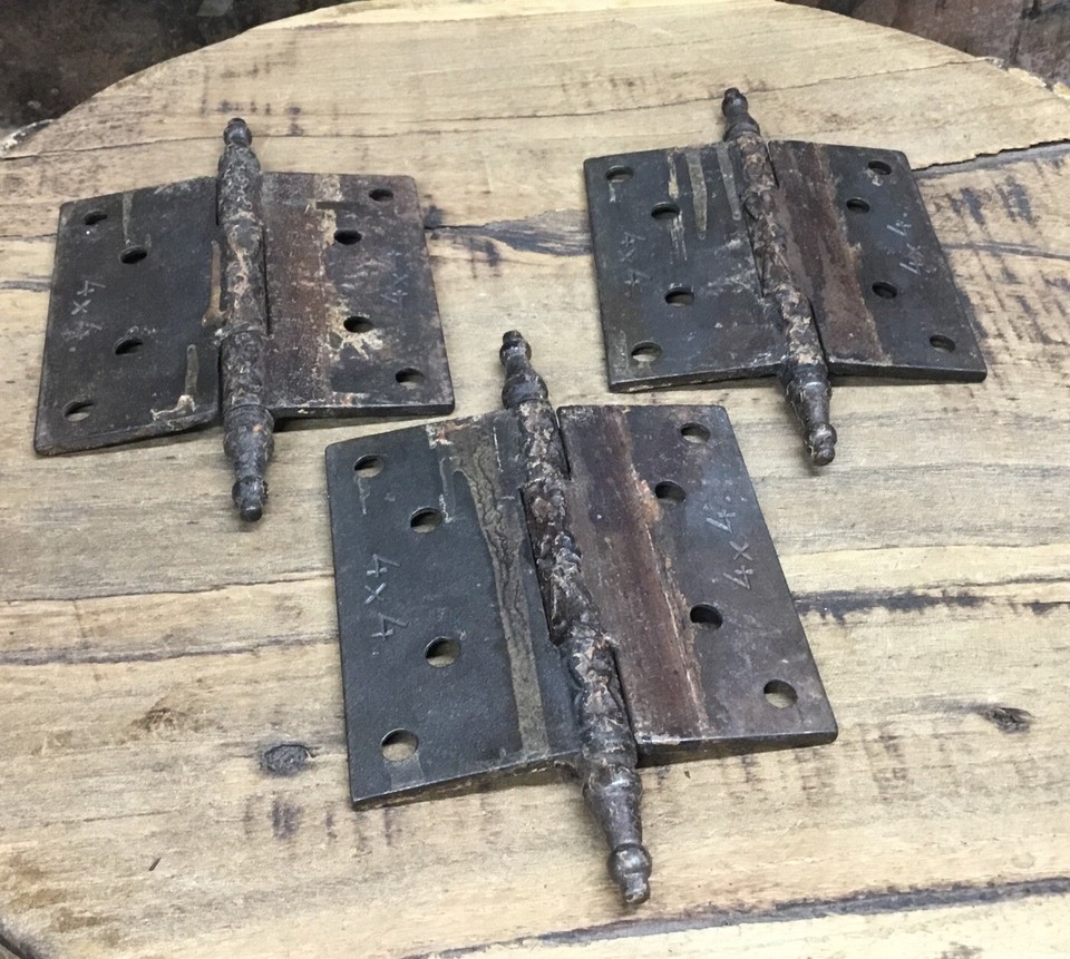 1800’s 4x4 Ornate Victorian Fancy Steeple Cast Iron Hinges ……[B-8] | eBay