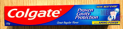 170g Colgate Proven Cavity Protection toothpaste plus Calcium and ...