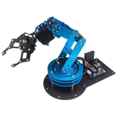 Robot Metal Alloy Mechanical Arm Claw Kit for Robotics Kit Educational ...