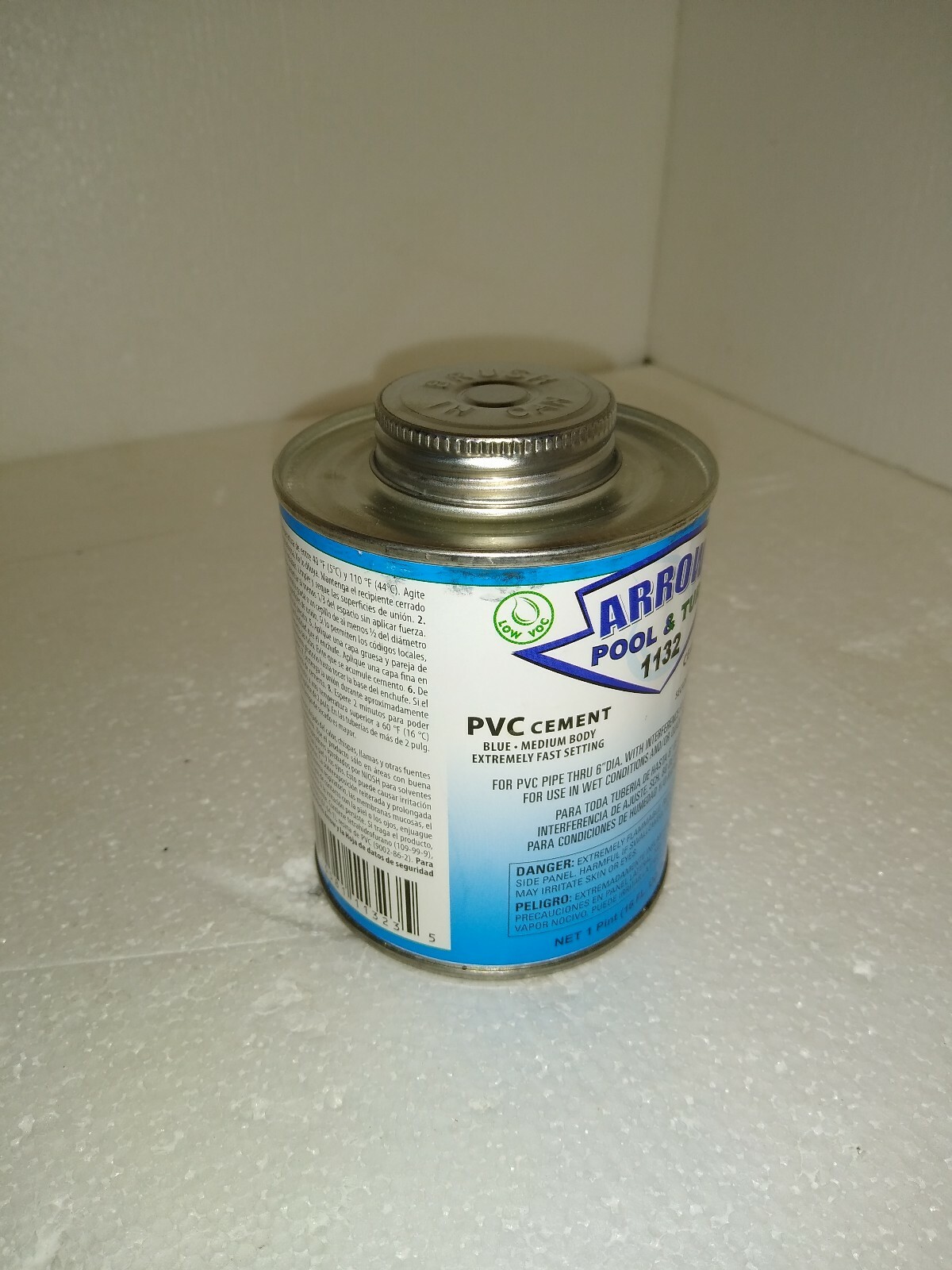 Cement PVC Blue Glue Arrow Pool & Turf 1132 16 oz. | eBay