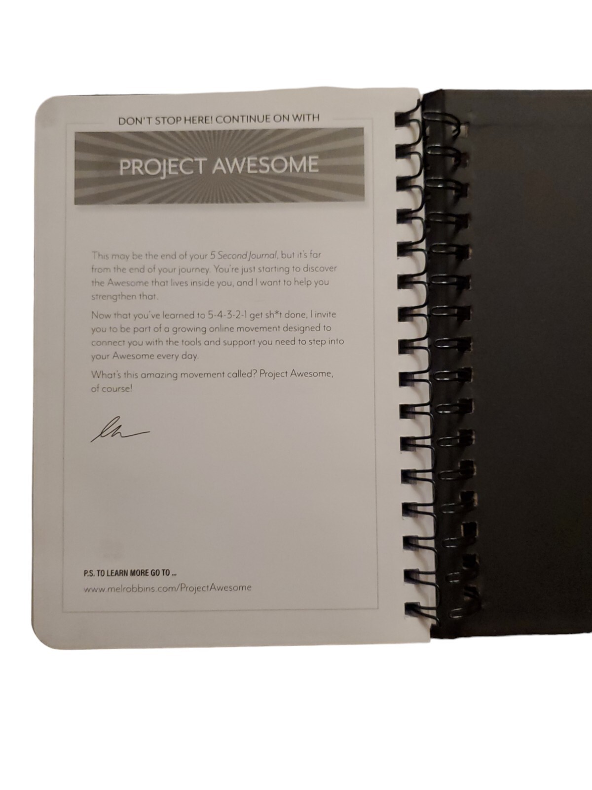 The 5 Second Journal: The Best Daily Journal - Hardcover, Robbins Mel ...