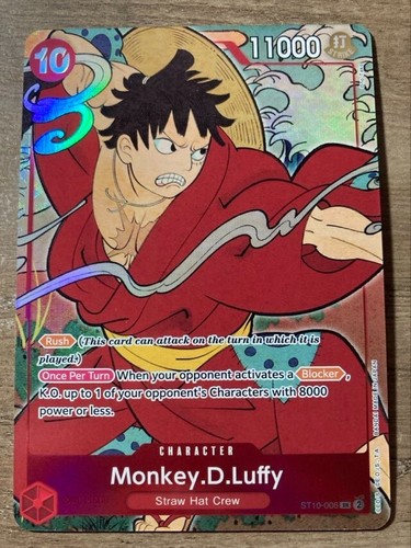 MONKEY D LUFFY - One Piece TCG ST10-006 - PROMO 1st Anniversary Set ...