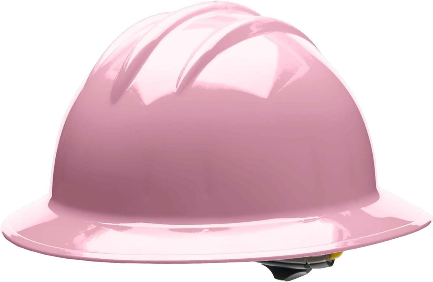 Bullard S71 Full Brim Pink Hard Hat 4 point gear ratchet suspension 3 ...