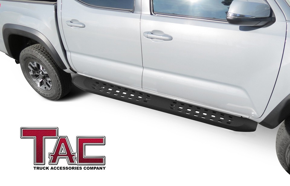 For 2005-2023 Toyota Tacoma Double Cab Frigate Running Boards Texture ...