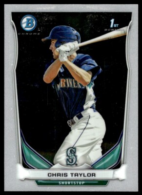 2014 Bowman Chrome Prospects Chris Taylor Seattle Mariners #BCP14 NM-MT ...