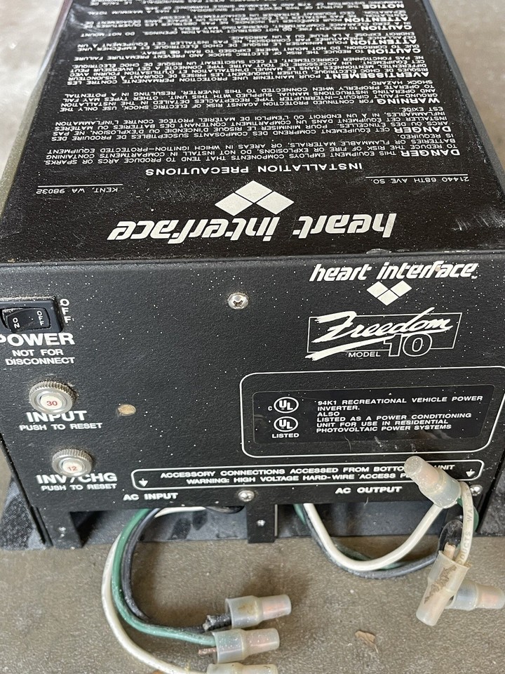 Boat Marine RV Battery Charger Heart Interface Freedom 10 Inverter ...