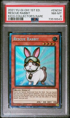 2021 Yu-Gi-Oh! King's Court Collectors Rare RESCUE RABBIT KICO-EN034 ...