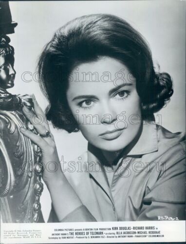1966 Press Photo Pretty Brunette Actress Ulla Jacobsson 1960s | eBay