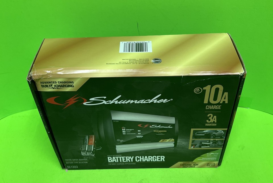 Schumacher Tools SC1303 6 12V Battery Charger Maintainer 10A ***FREE ...