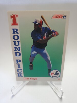 1992 Score 1st Round Pick Cliff Floyd #801 Rookie RC Montreal Expos | eBay