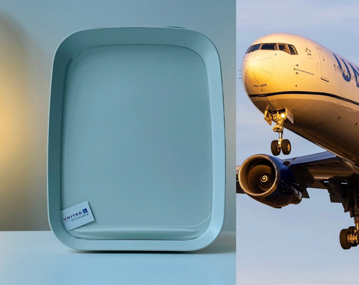 United Airlines 767 Interior