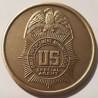 DEA Drug Enforcement Administration Special Agent Challenge Coin | eBay