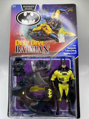 Batman Returns Deep Dive Scuba Batman Action Figure Kenner Michael ...