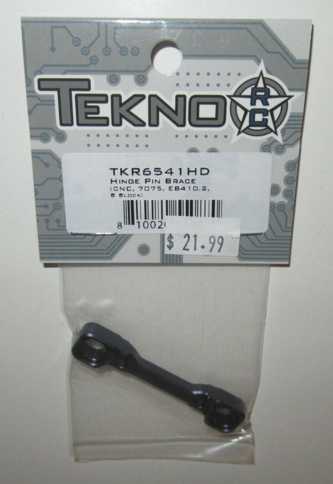 Tekno RC Hinge Pin Brace (B Block) (CNC 7075 Aluminum, EB410.2) # ...