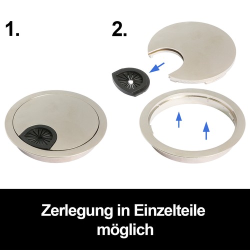 Kabeldurchlass Kabeldose Kabeldurchführung Kabel Auslass 68 90 mm ...