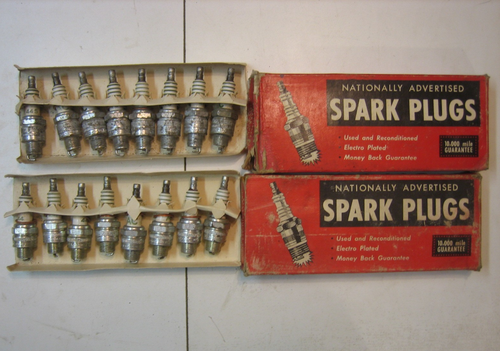 VINTAGE Recoditioned AC 44S , 44 FIRE RING SPARK PLUGS, GM | eBay