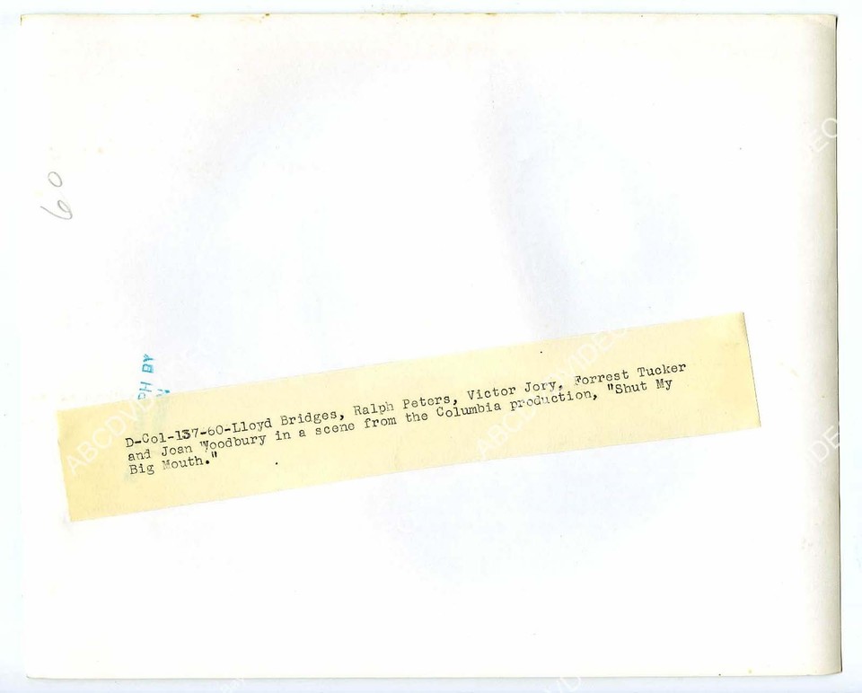 o6169 1942 orig photo Lloyd Bridges, Ralph Peters, Victor Jory, Forrest ...