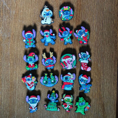 4 for $10 - Mix n Match Disney Stitch Christmas Croc Charm Jibbitz | eBay