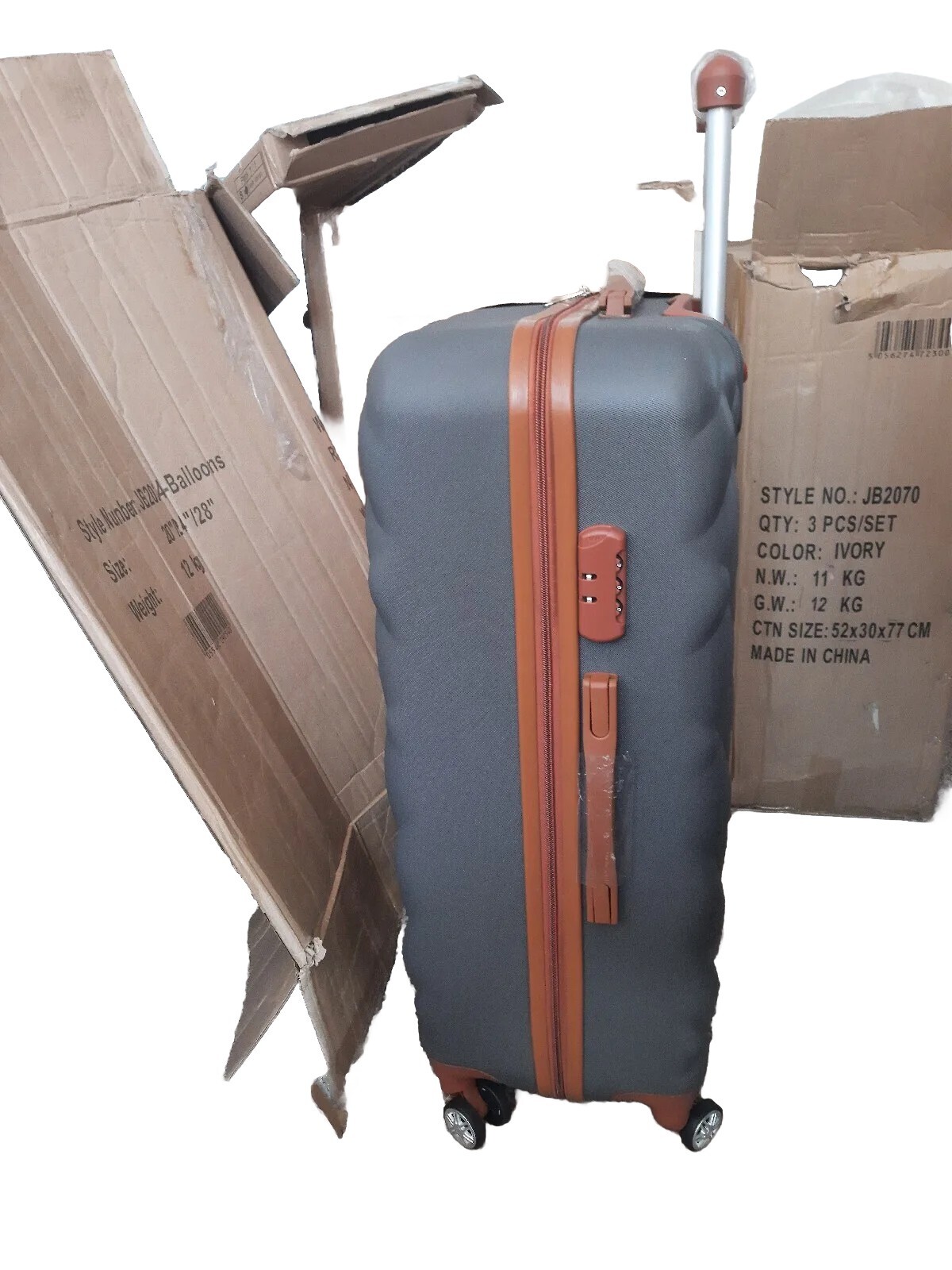 24"Hard Shell Medium size Suitcase Luggage Trolley Case Lightweight ...