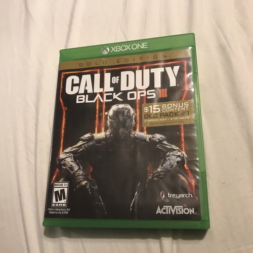 Call of Duty Black Ops III 3 Gold Edition Microsoft Xbox One 2016 Video ...