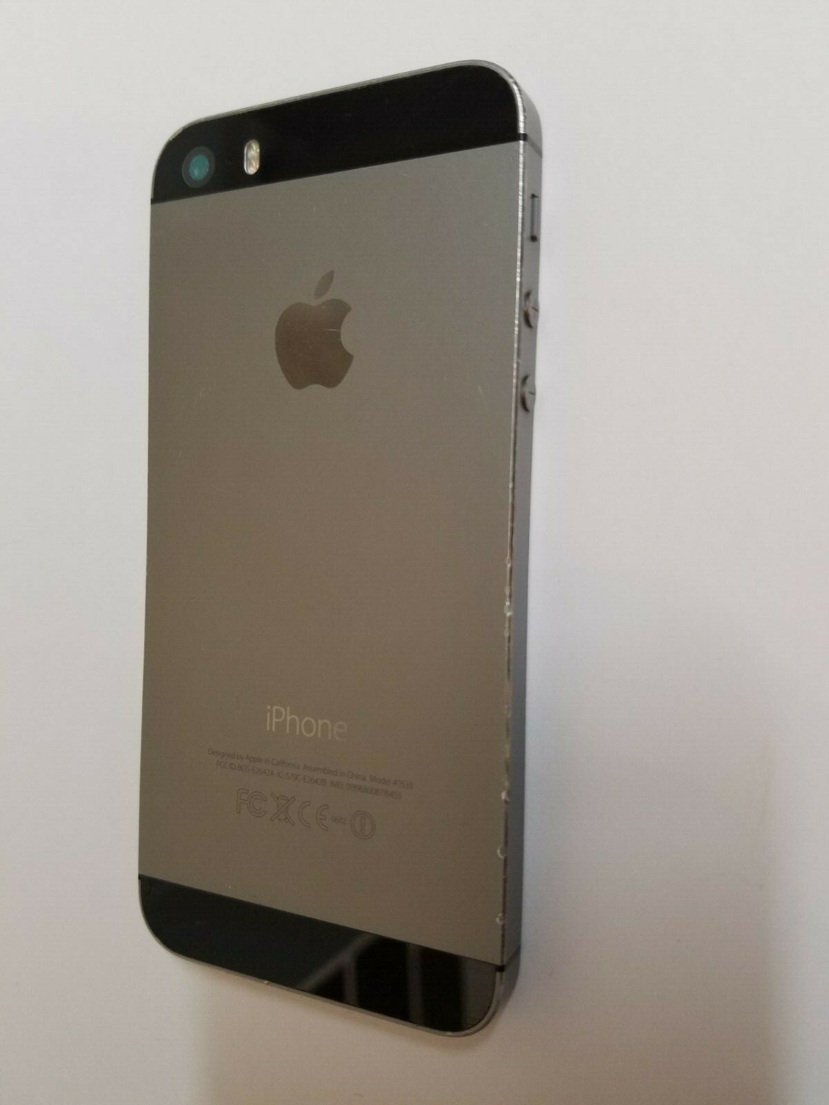Iphone 5s Space Gray Back