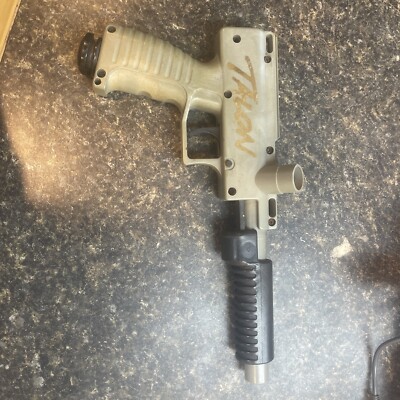 Brass Eagle Talon Paintball Marker Gun Pump Action Used Silver | eBay