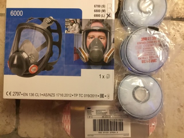 3M 6900 Full Facepiece Respirator Mask, Large - Grey for sale online | eBay
