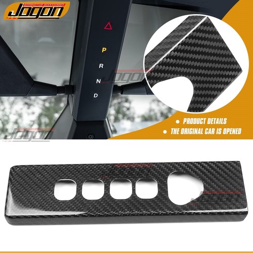 Real Carbon For Tesla Cybertruck 2024 2025+ Roof PRND Shift Buttons ...