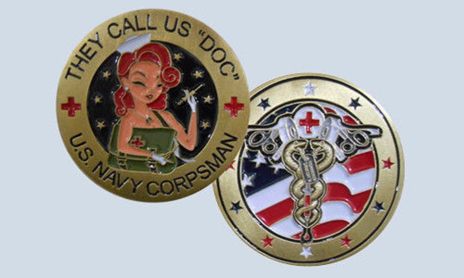 NAVY HOSPITAL CORPSMAN THEY CALL US "DOC" CHALLENGE COIN | eBay