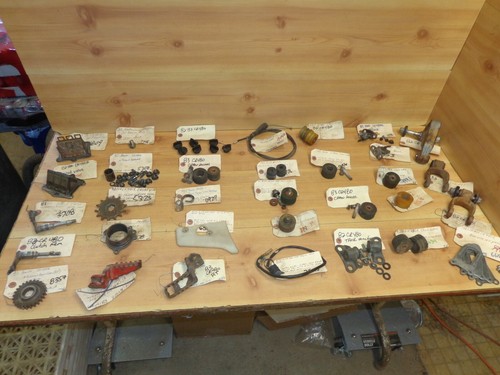 Honda CR480 CR 480 OEM Hardware Parts Lot Guard Petcock Roller Mount ...