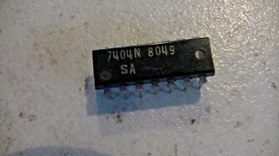 7404N - HEX INVERTERS - CI - DIP-14 - SIGNETICS | eBay