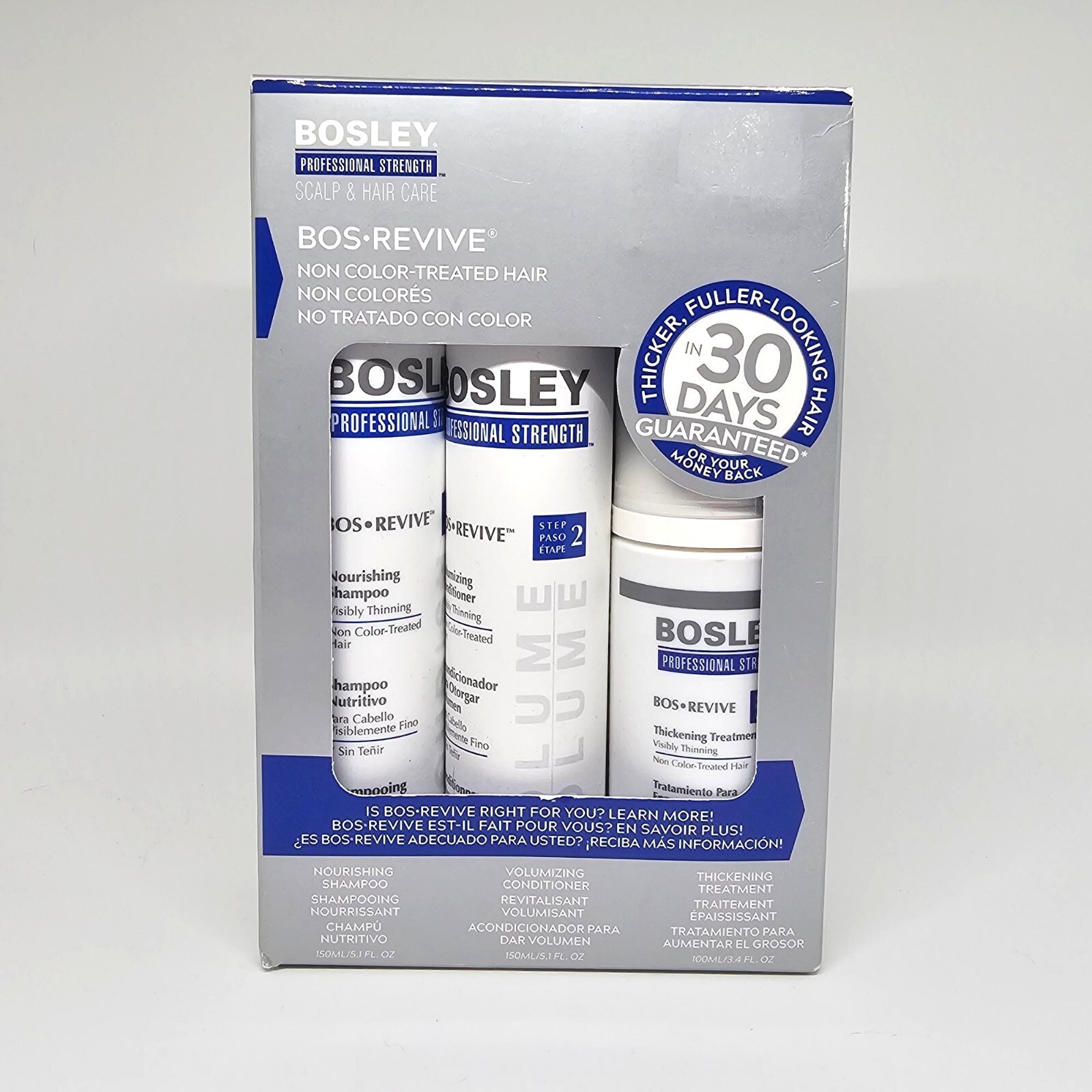 Bosley Professional Bos Revive Starter Pack for Visibly Thinning Non ...