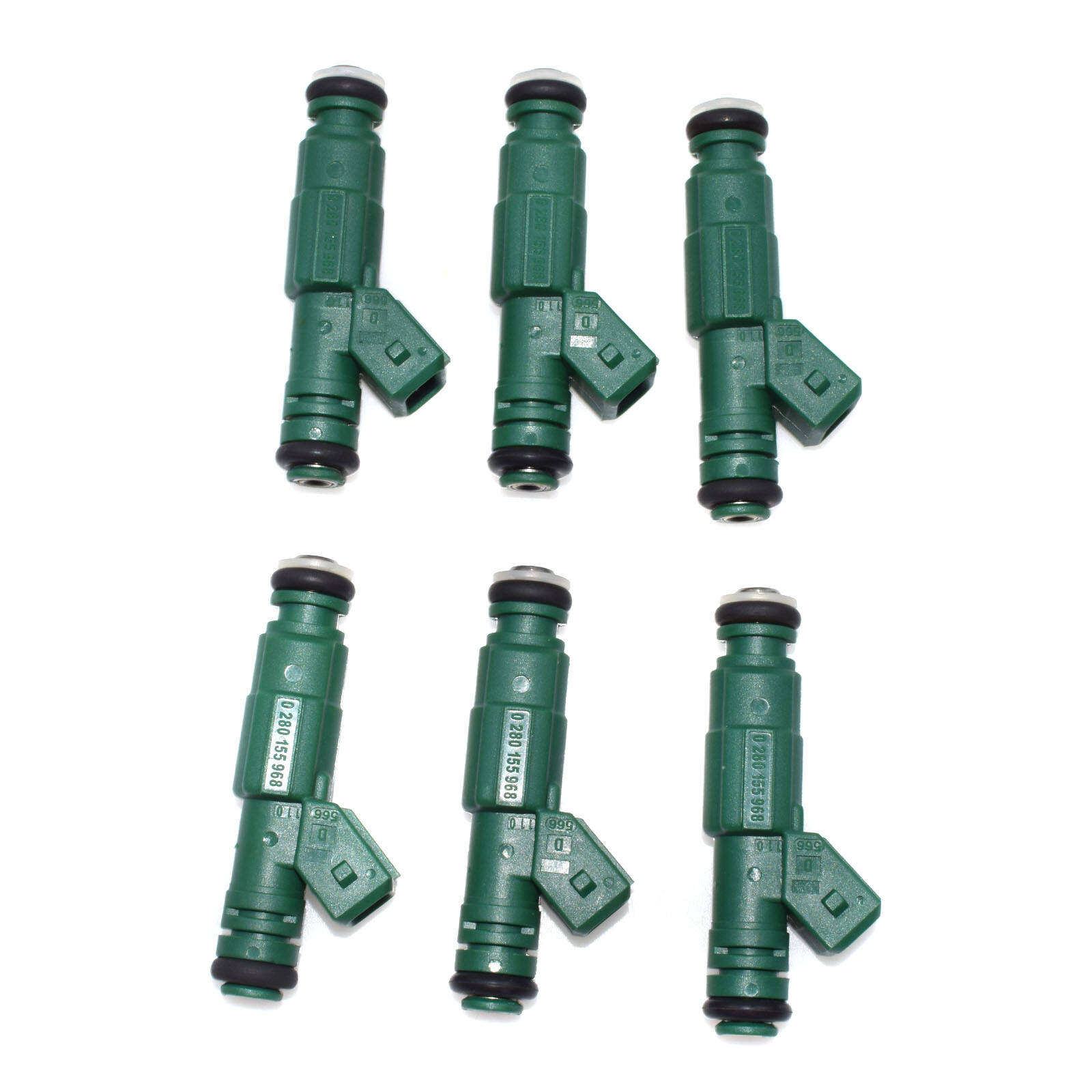 6PCS Fuel Injectors 0280155968 440cc 42lb For VW Golf Audi A4 Ford BMW ...