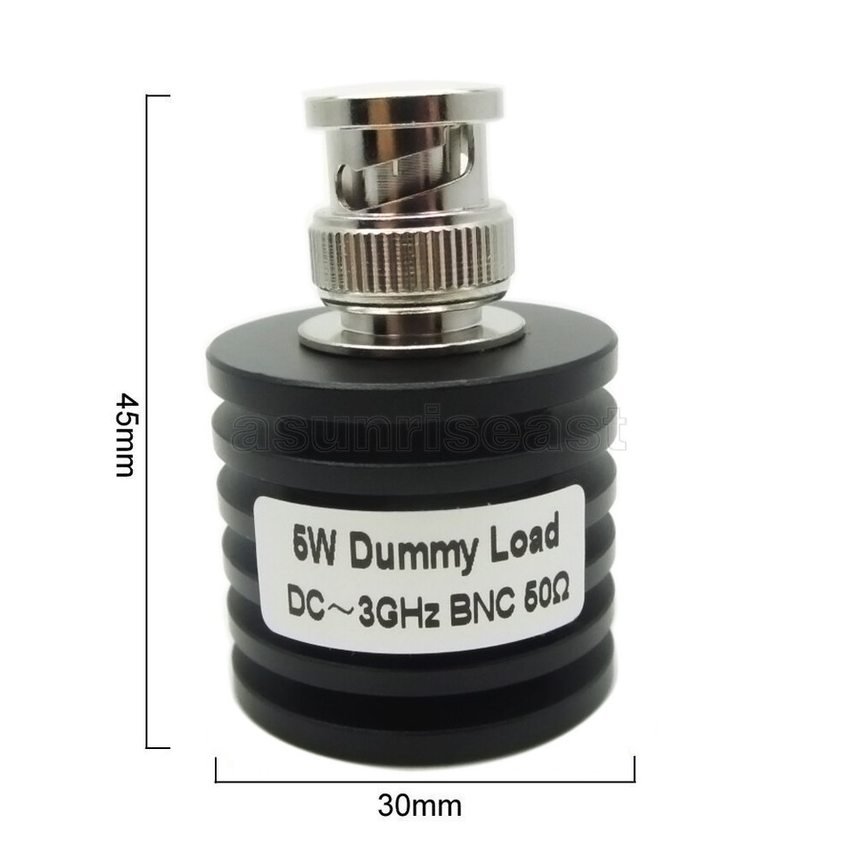 RF Coaxial Dummy Load BNC Type Male Connector Termination 2W 5W 10W 50Ω ...