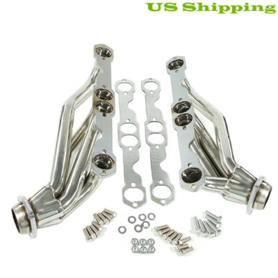 SHORTY EXHAUST HEADER MANIFOLD for 1988-1997 Chevy GMC Truck 307/327 ...