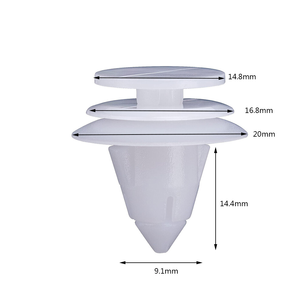 10 Car Interior Door Panel Trim Retainer Clips for Chrysler Dodge Grand ...