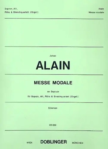 Messe Modale En Septuor | Jehan Alain | Stimmensatz | Doblinger Verlag ...