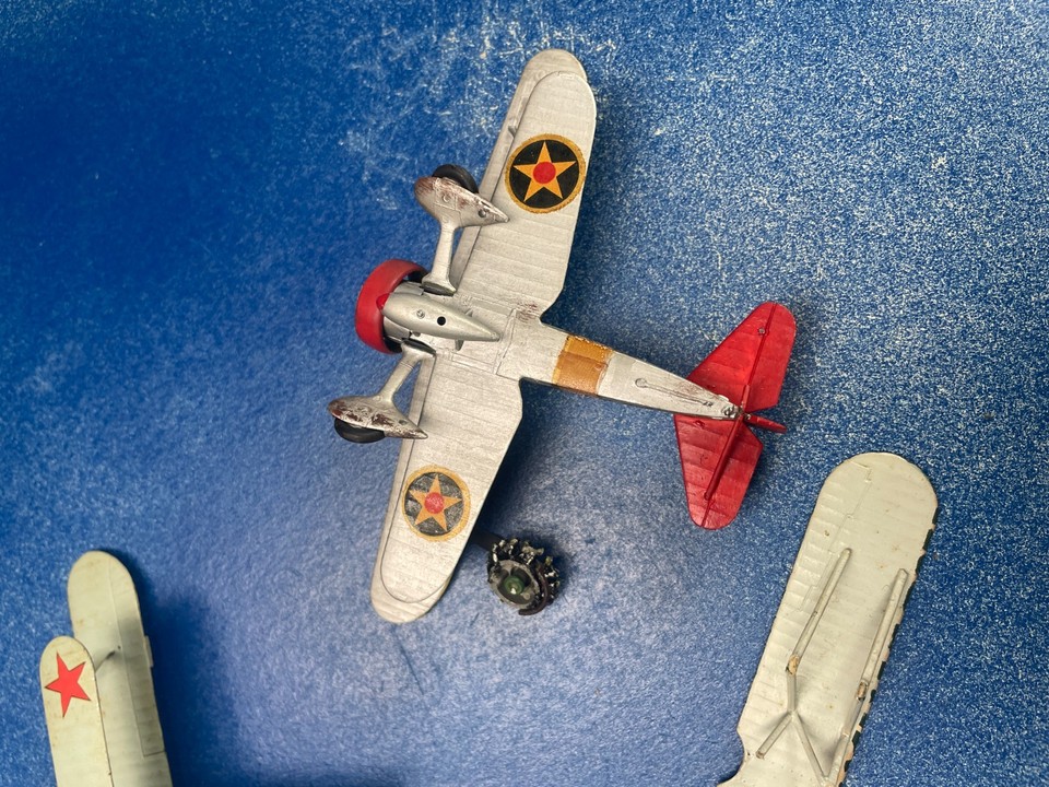 Vintage 1/72 Scale Biplane Model Lot - WW1 & WW2 Aircraft - For Parts ...