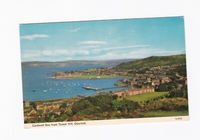 England Scotland Vintage Postcard Cardwell Bay from Tower Hill, Gourock ...